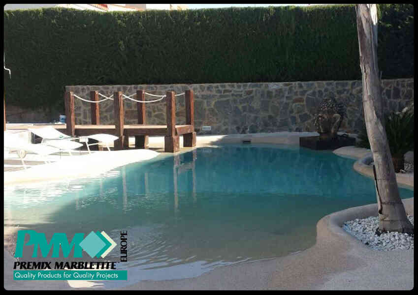 Design and construction of quarz sand pools - Premix Marbletite Europe